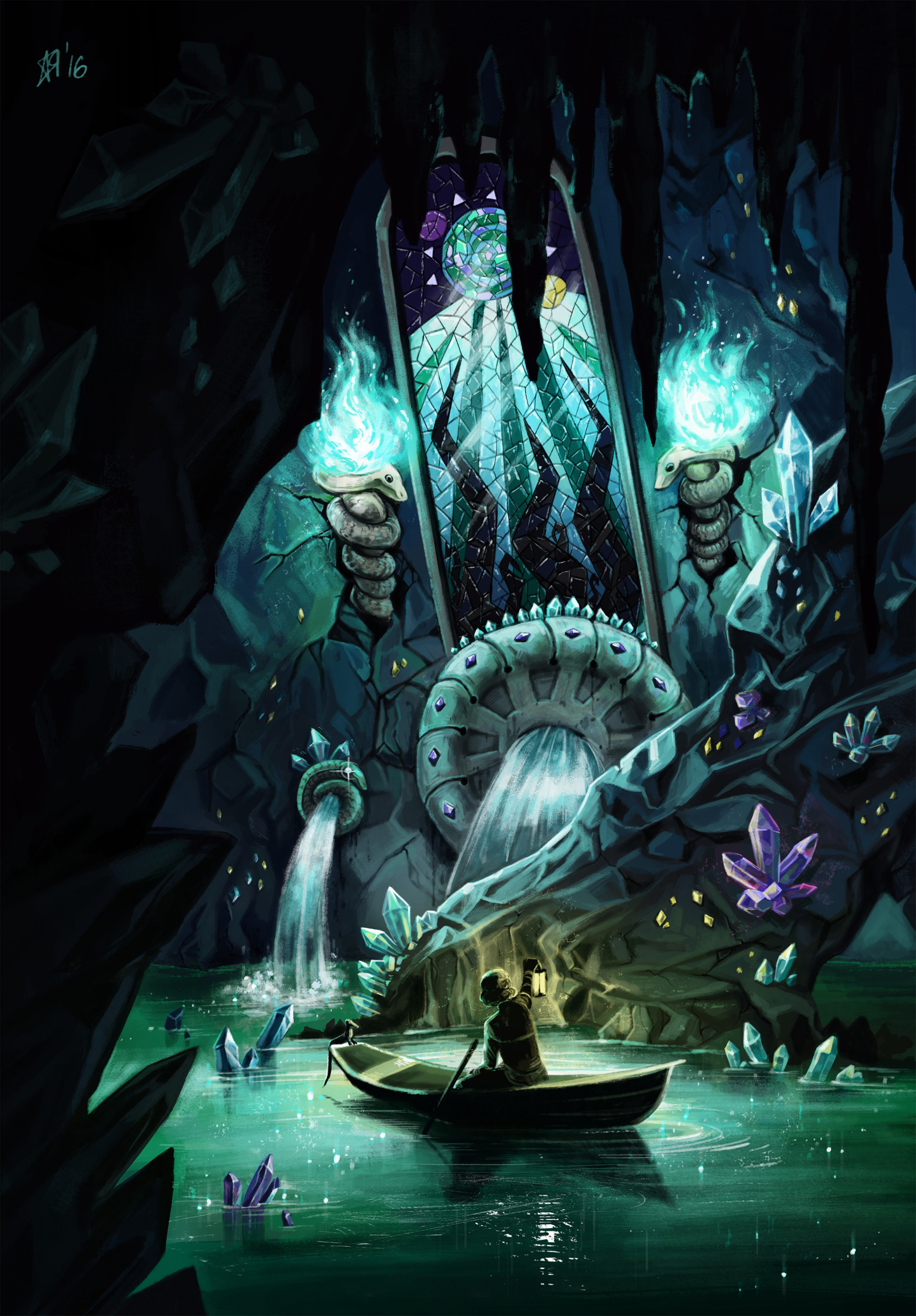 ArtStation - Exploring the cave