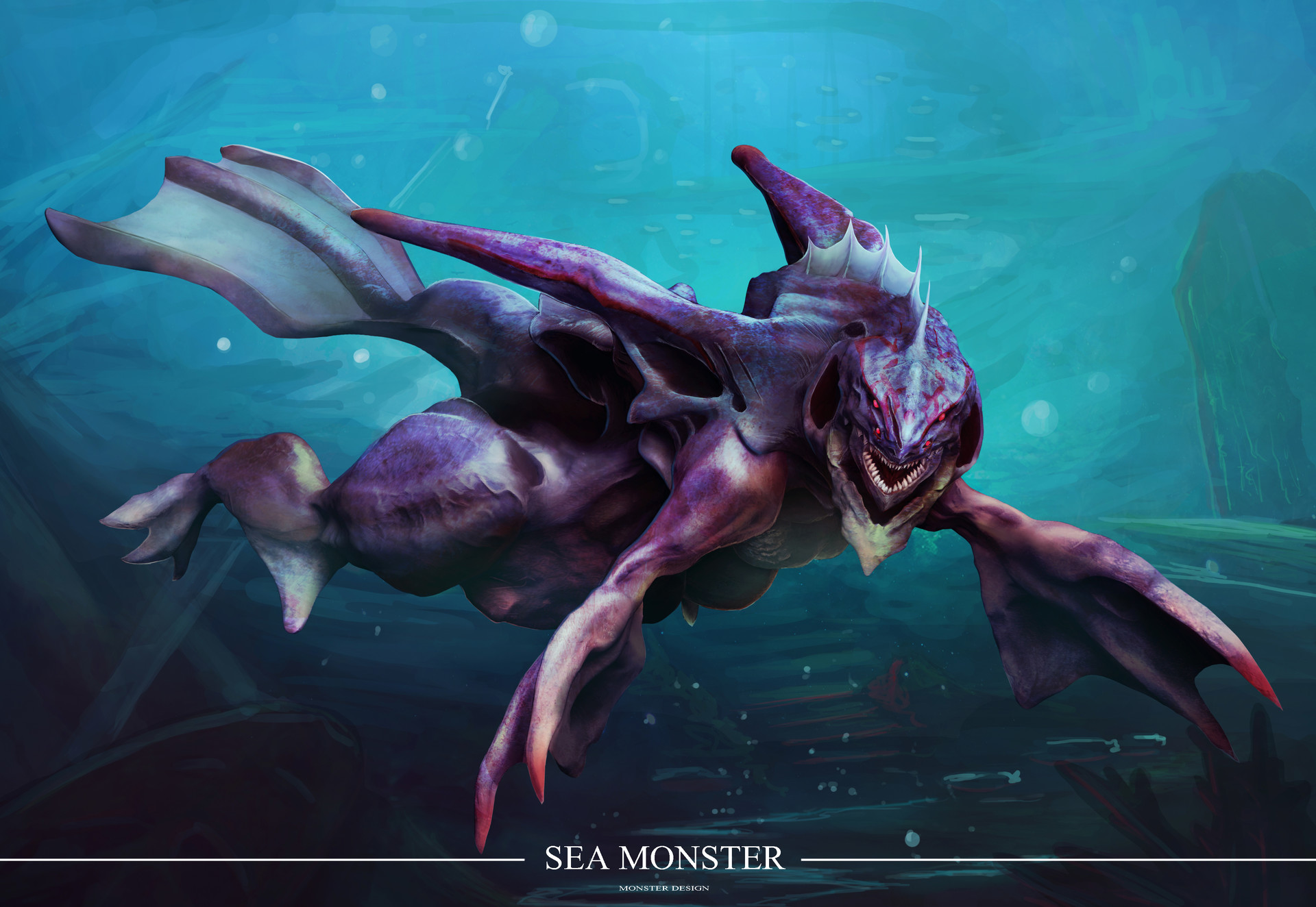 ArtStation - Sea Monter