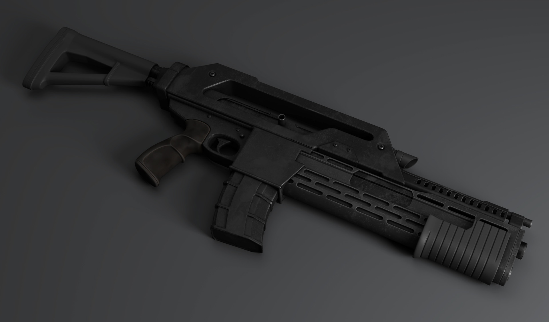 ArtStation - Alien rifle. Modified version.