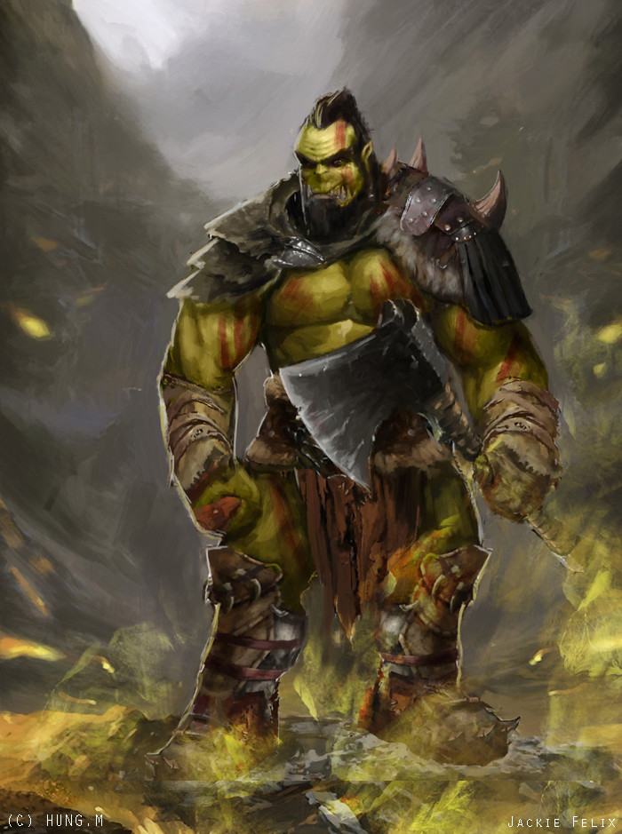 ArtStation - Orc warrior
