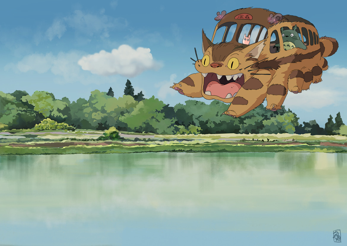 ArtStation - My neighbor Totoro