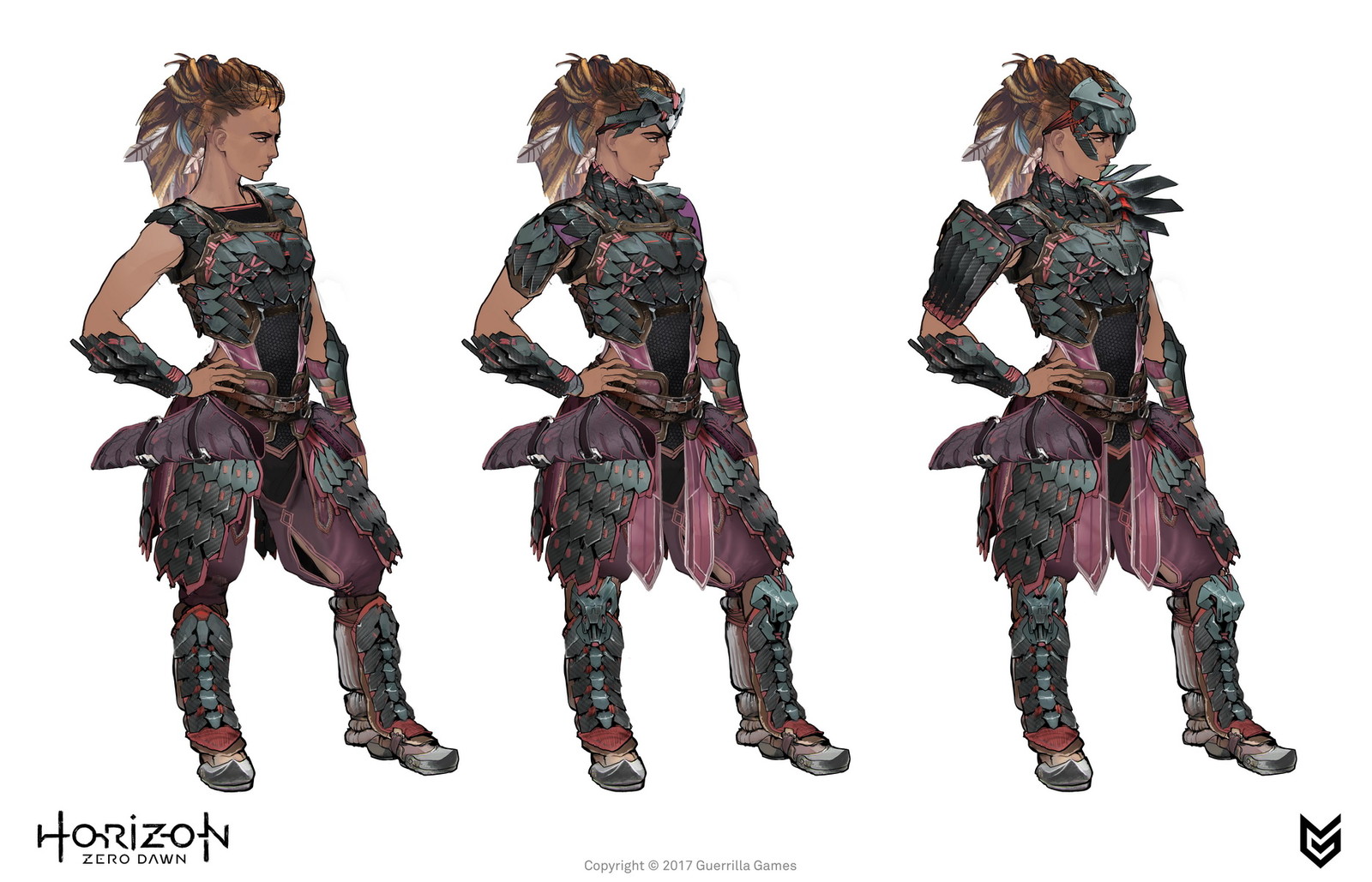 Ilya Golitsyn - Horizon: Zero Dawn - Aloy costumes concept art