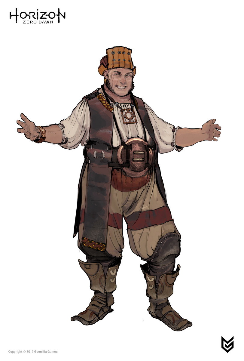 Ilya Golitsyn - Horizon: Zero Dawn - tribes concept art