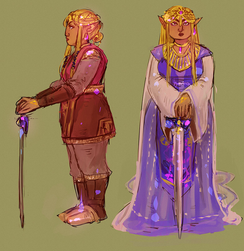 ArtStation - [fanart] Princess Zelda redesign