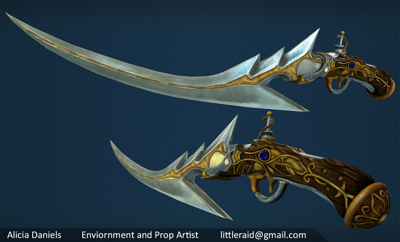 ArtStation - Dagger Gun