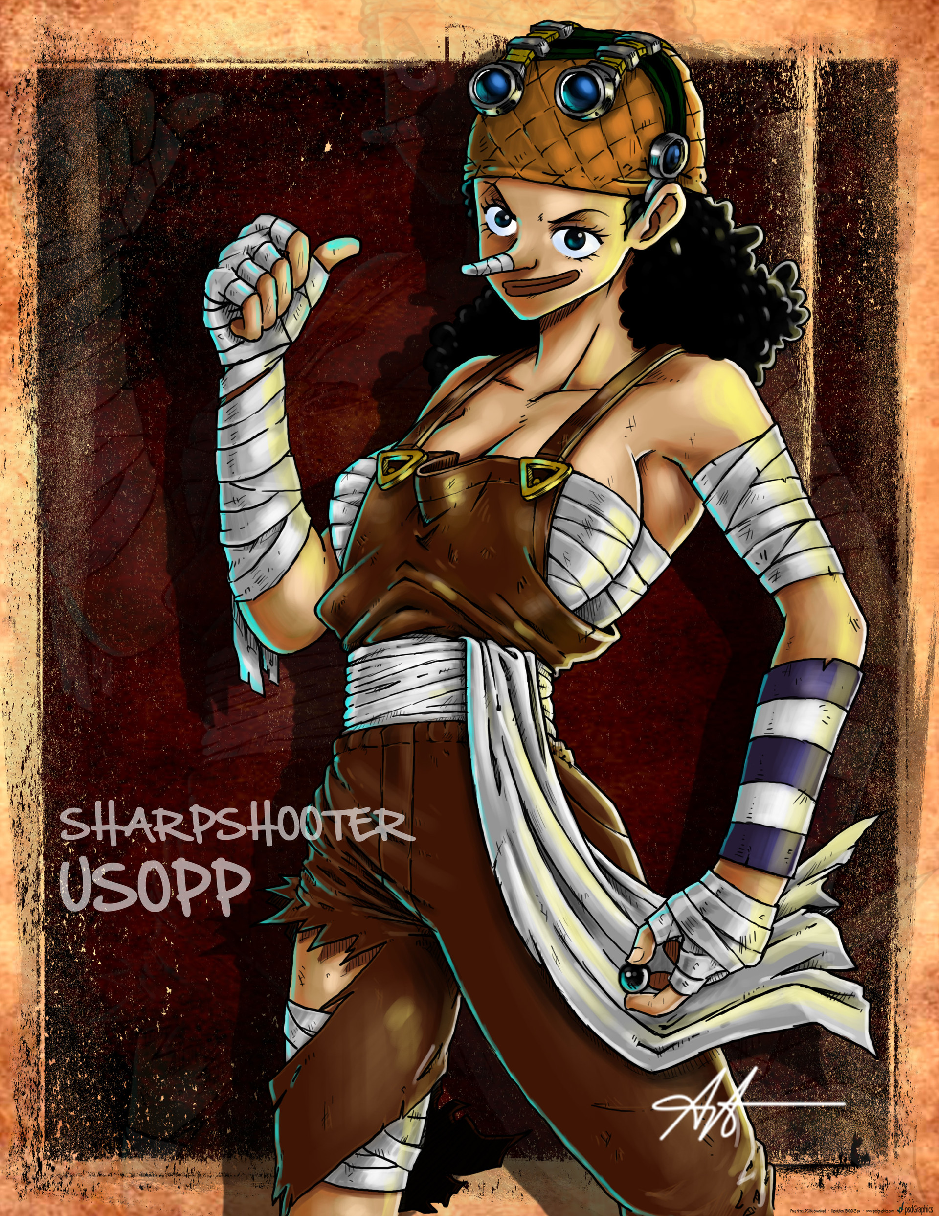 ArtStation - SharpShooter Usopp