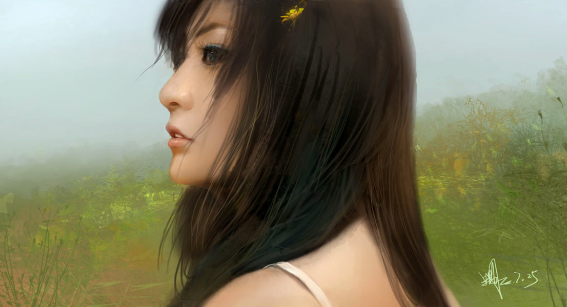 ArtStation - Grass girl