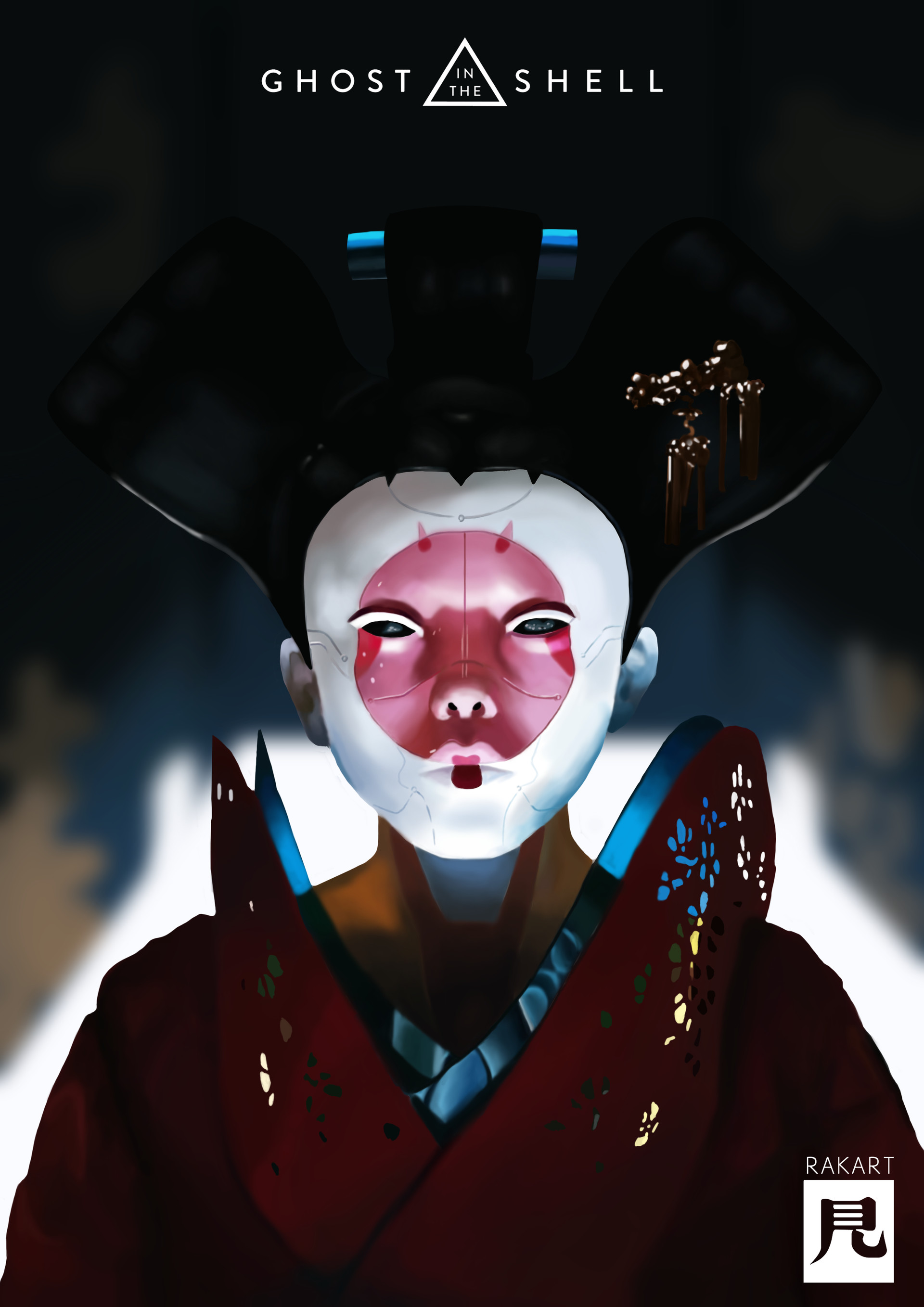 ArtStation - Ghost in the Shell - Geisha (Study)