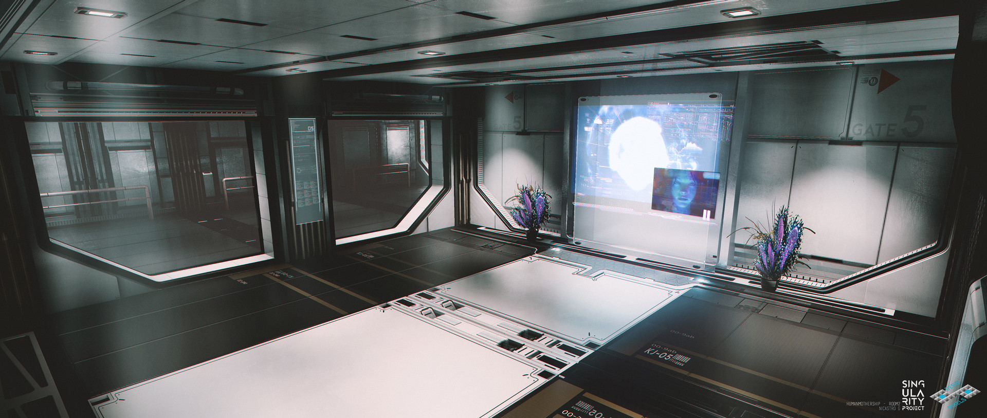 ArtStation - Singularis - Environment / InteriorHall II
