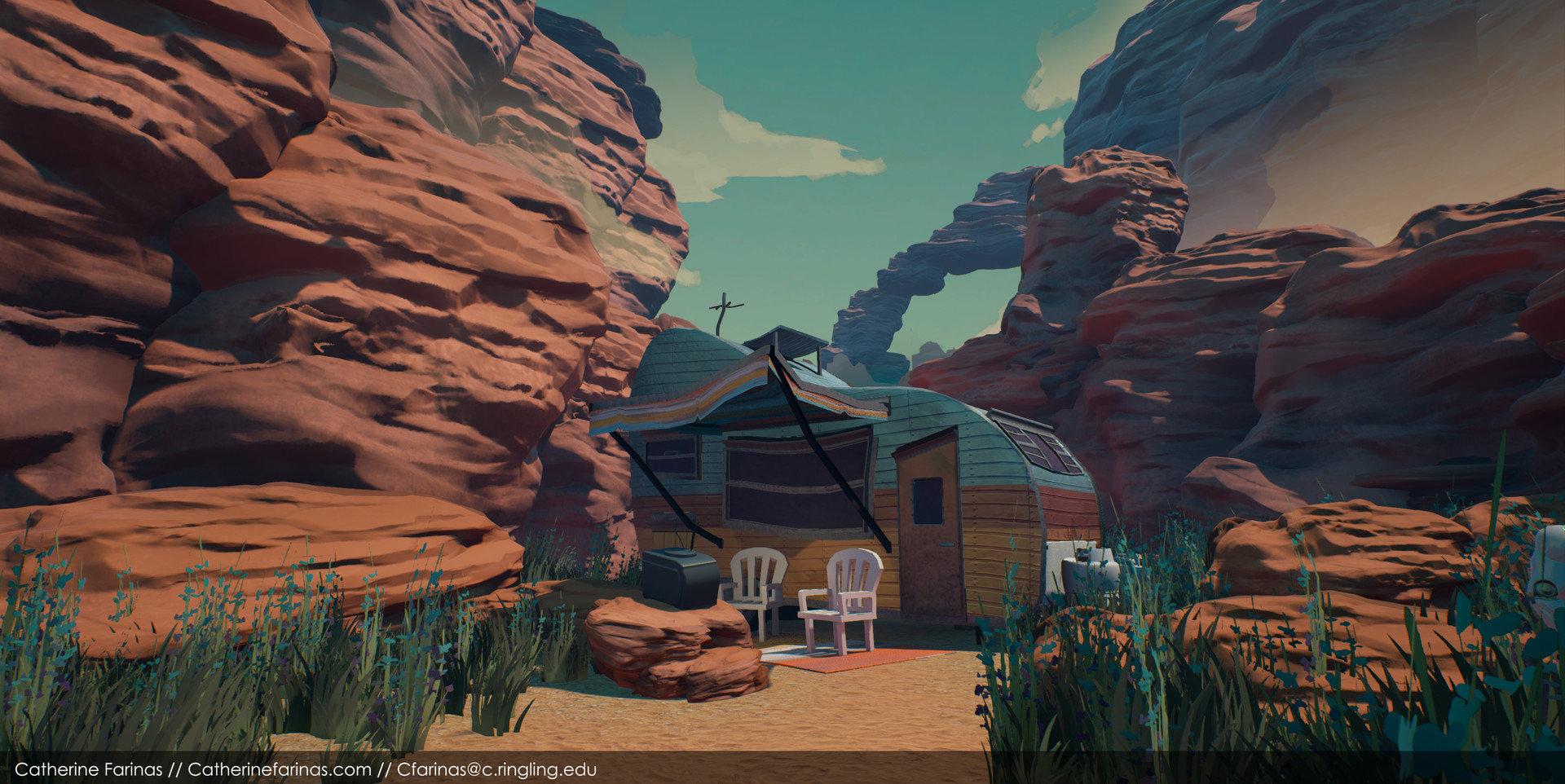 ArtStation - Little camping trip [WIP]