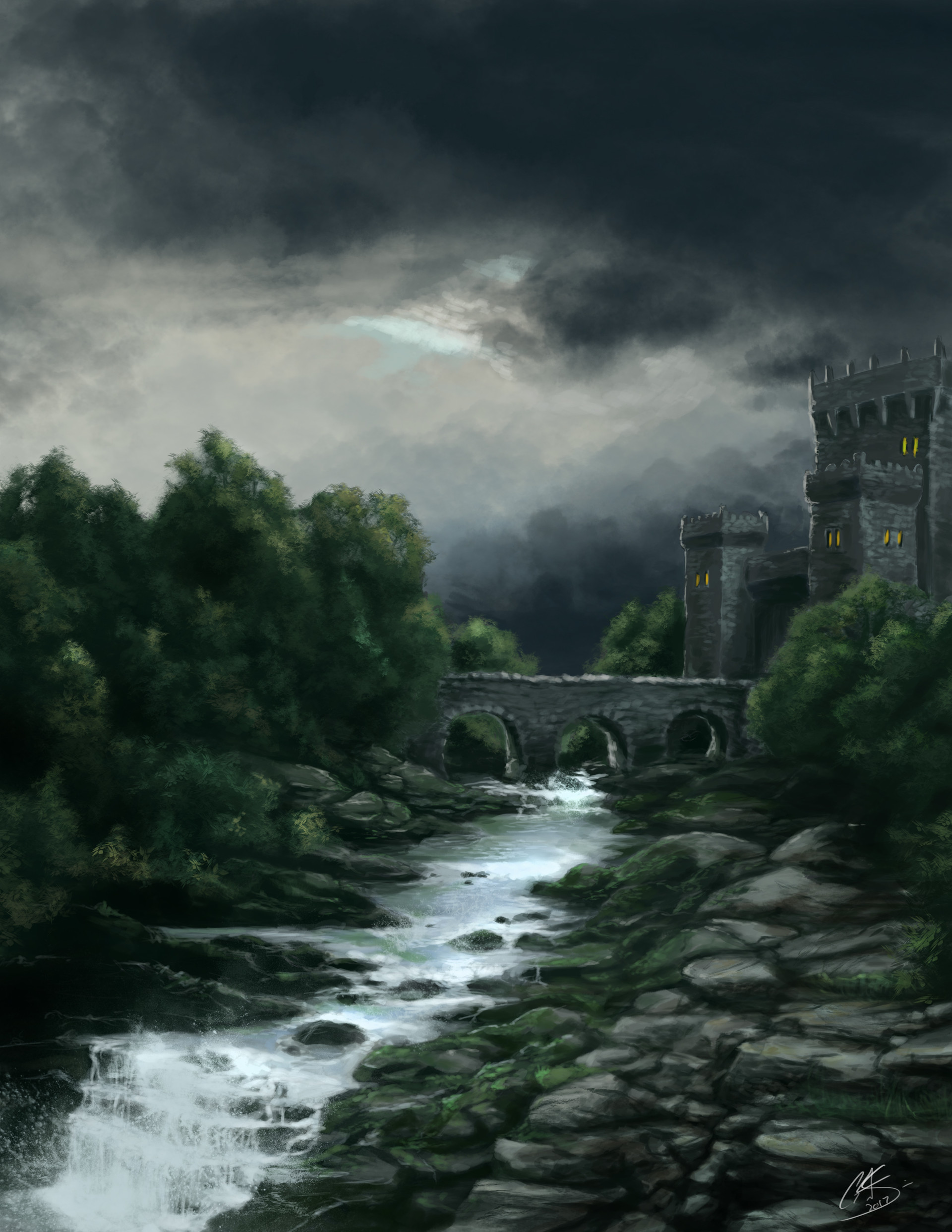 ArtStation - Medieval Landscape