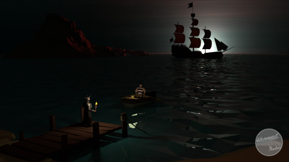 ArtStation - Pirate Scene - Night