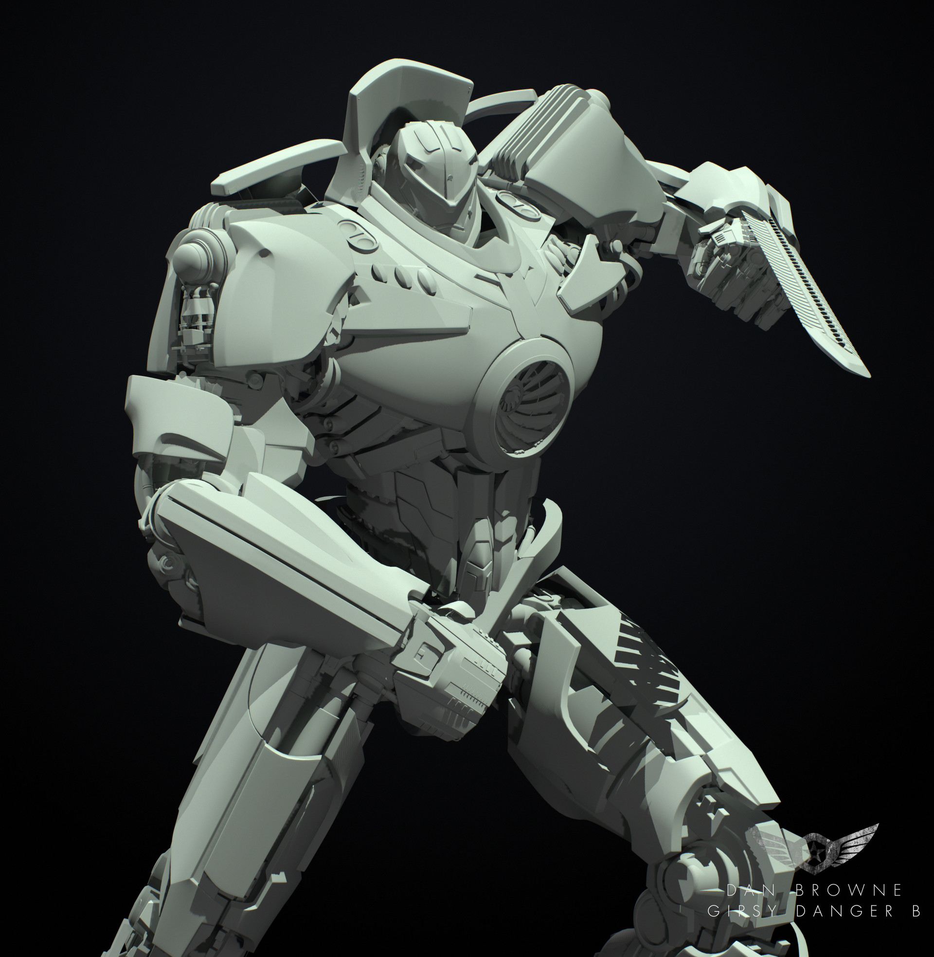 Pacific Rim Jaeger Gypsy Danger 3d Model