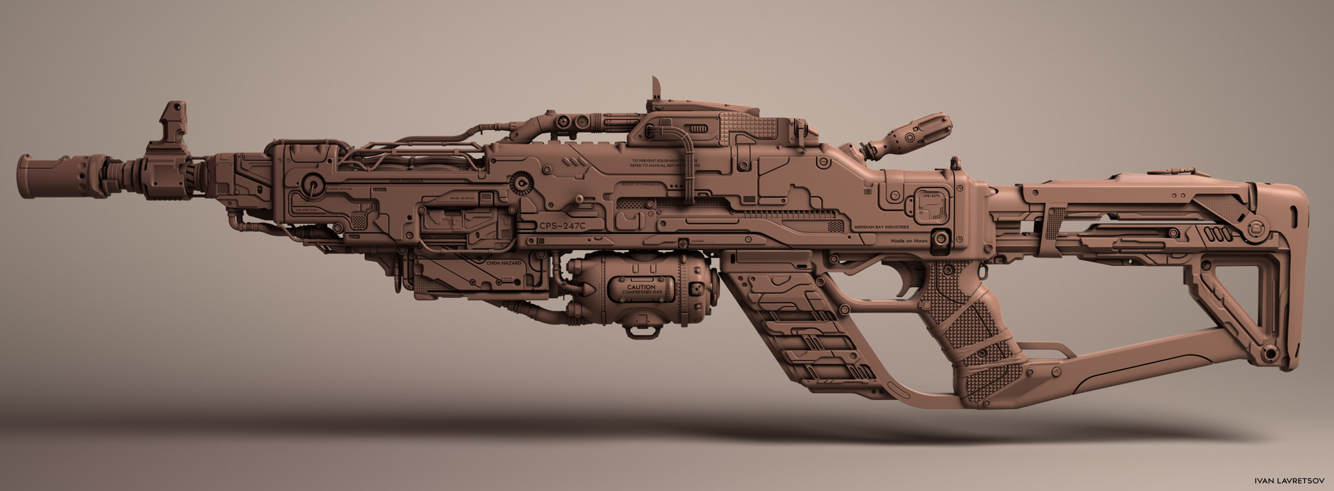 ArtStation - Sci-Fi Weapon Design Experiment No. 2