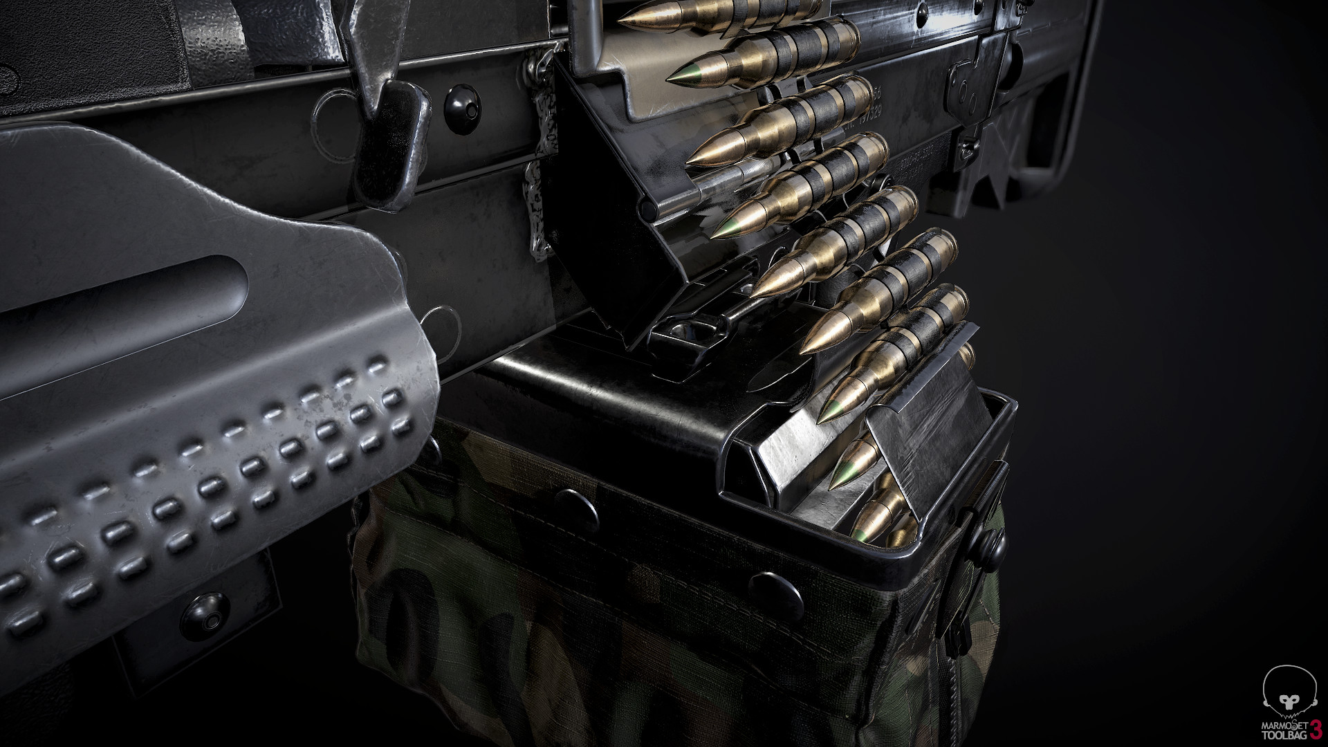 ArtStation - M249 customized