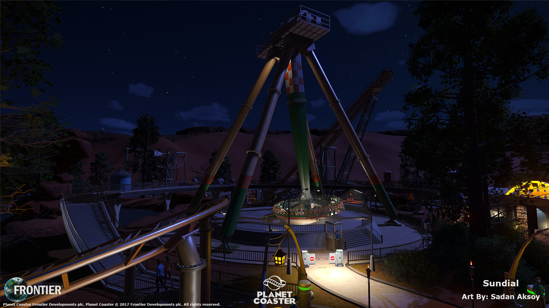 Sadan Aksoy - Planet Coaster - Sundial