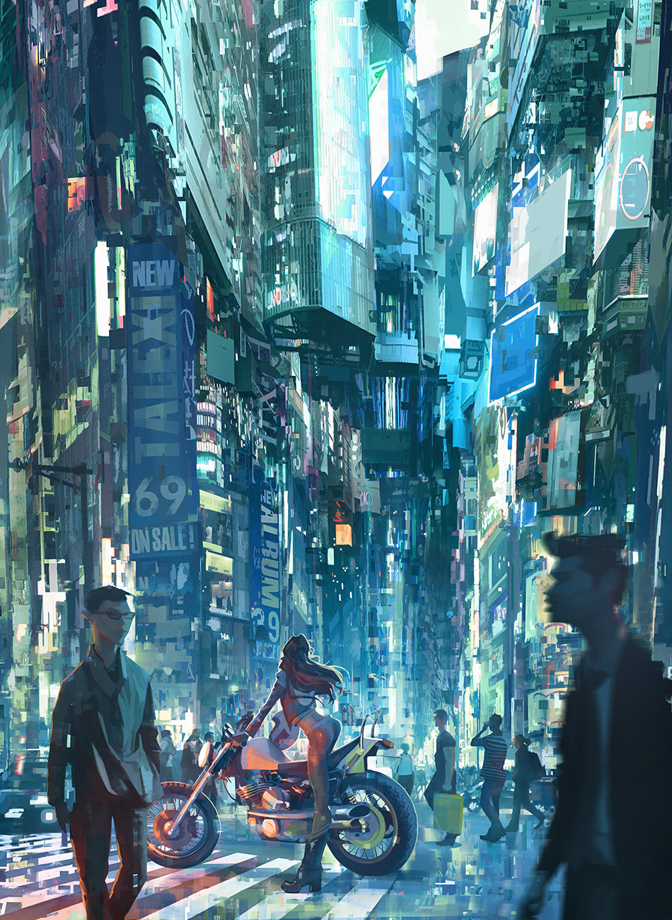 On the Road 2 by Alessandro Taini aka "Talexi" : r/ImaginaryLandscapes