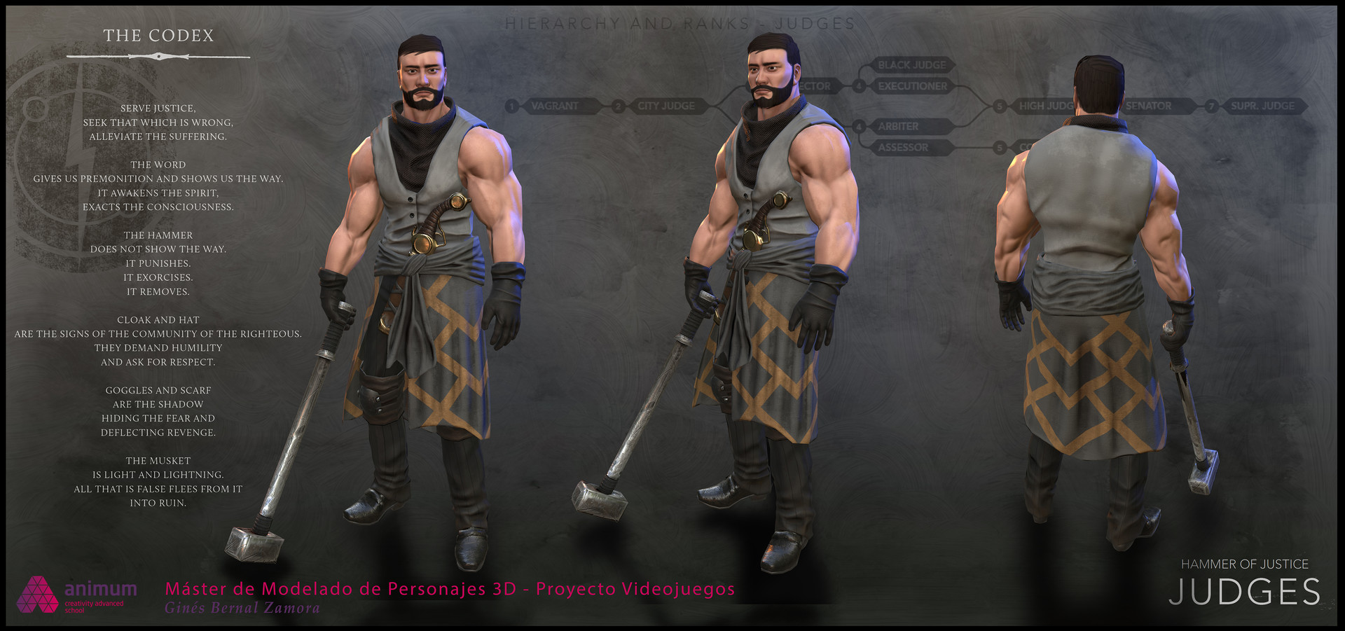 ArtStation - Executioner - Nextgen character videogame project