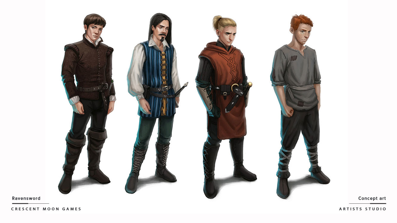 Artists Studio - "Ravensword" Characters