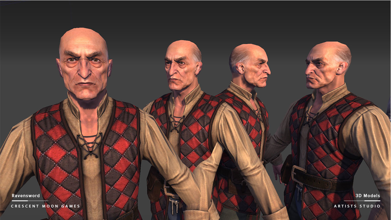 Artists Studio - "Ravensword" Characters