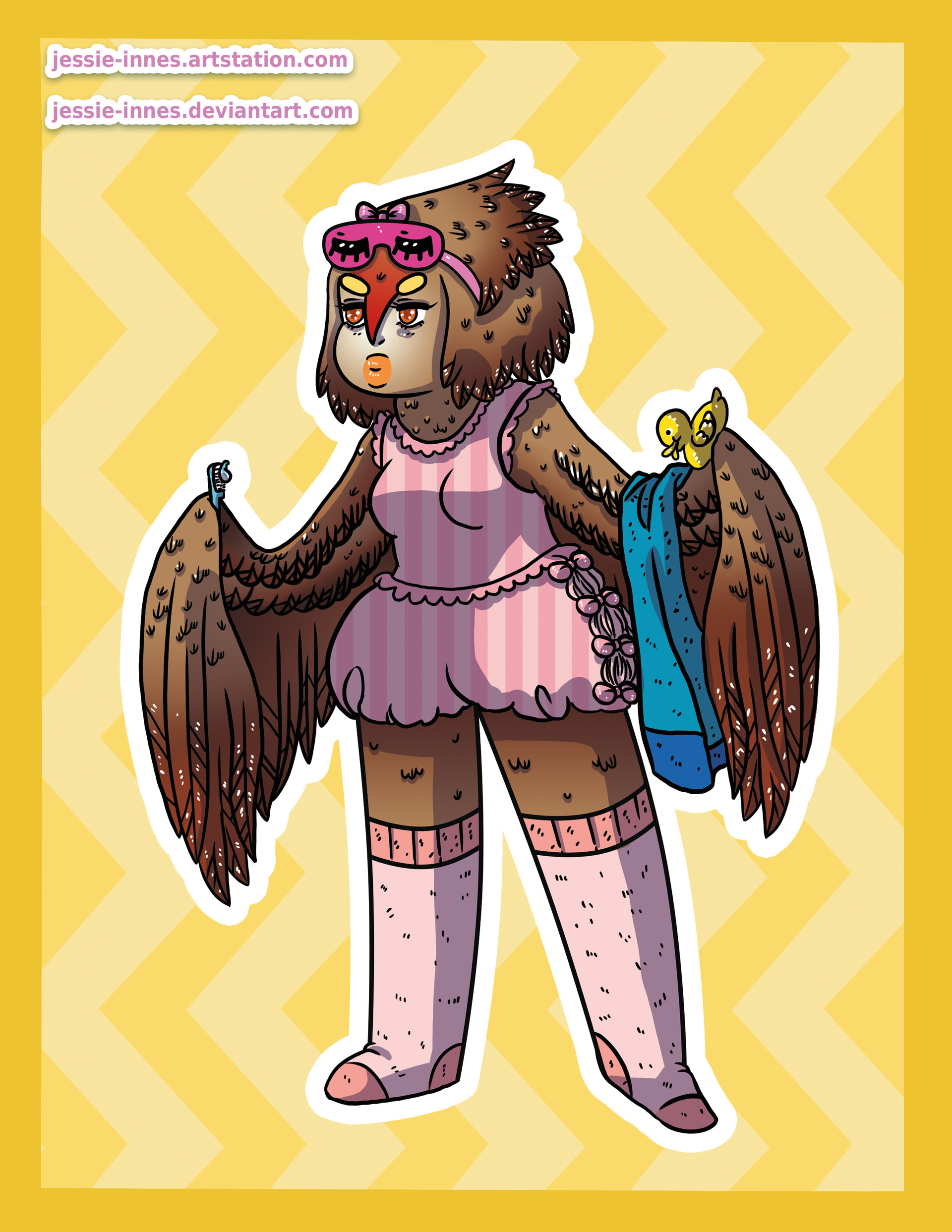 ArtStation - Monster Girl Series 4: Harpy