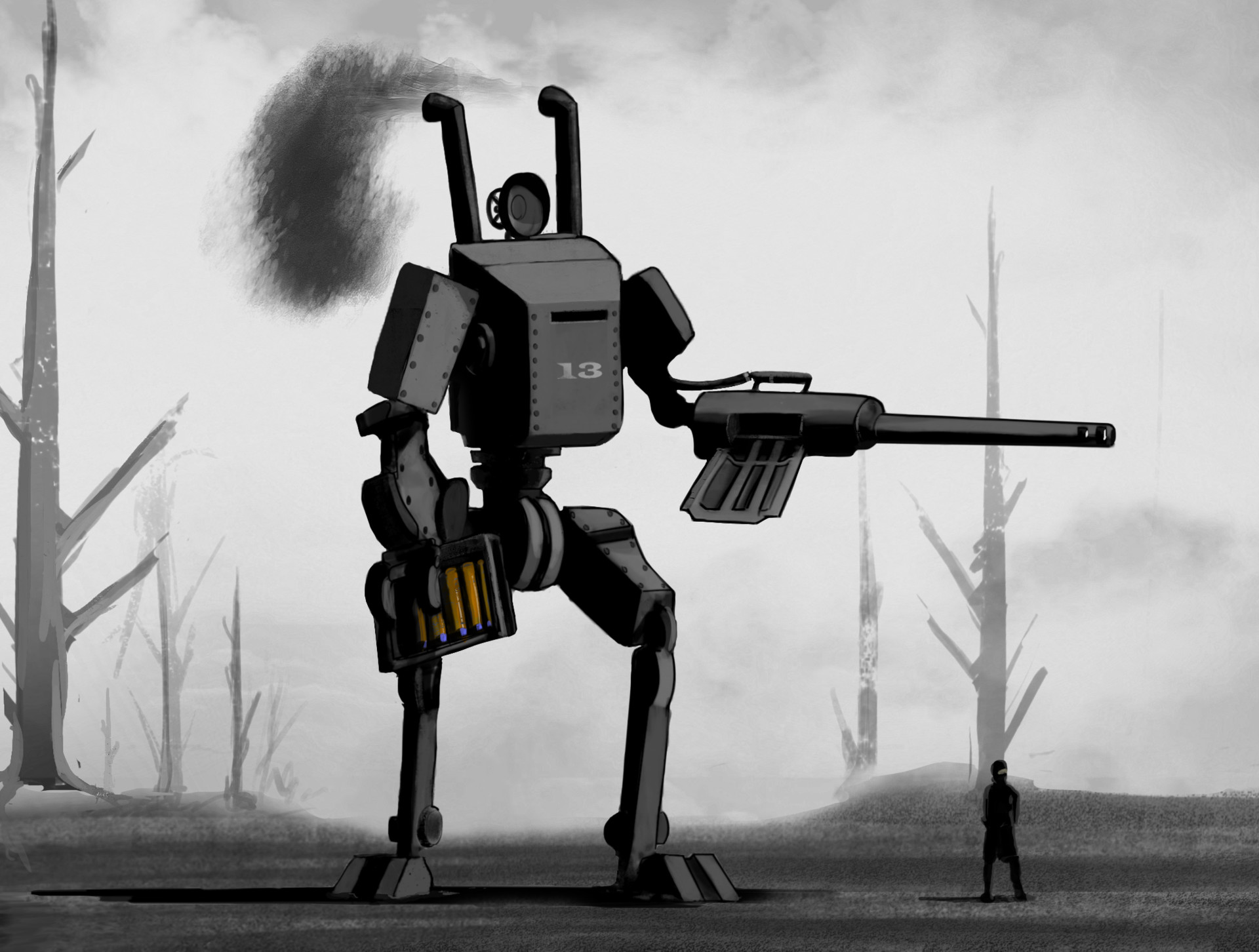 ArtStation - Retro Mech