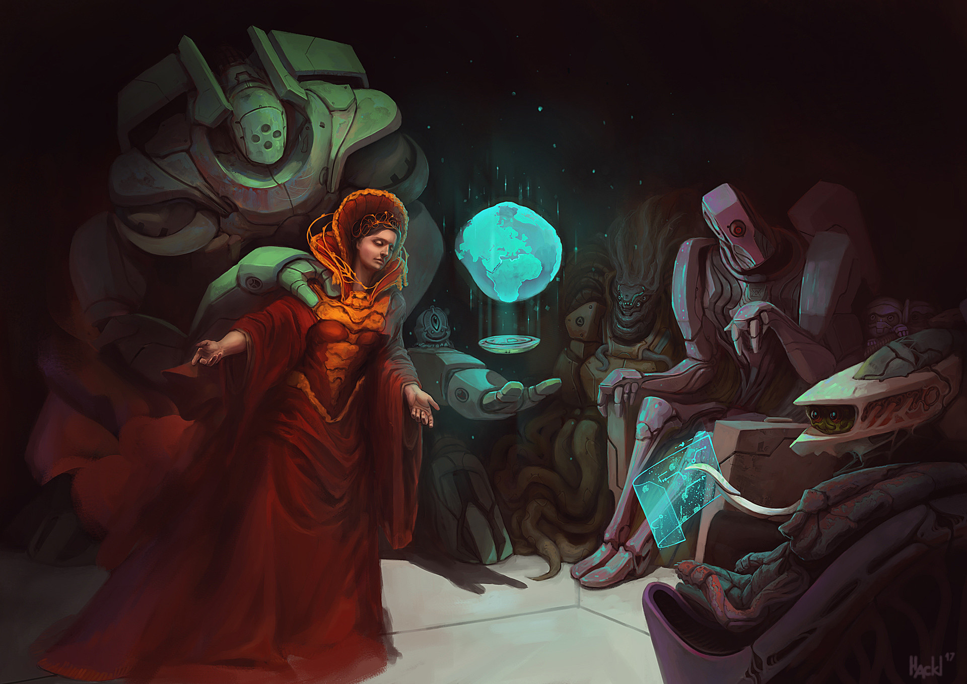ArtStation - Galactic Council