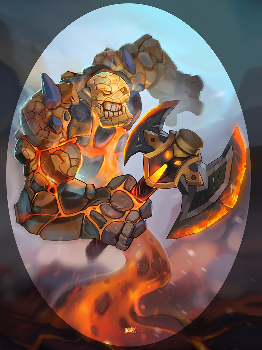 ArtStation - Lava Golem