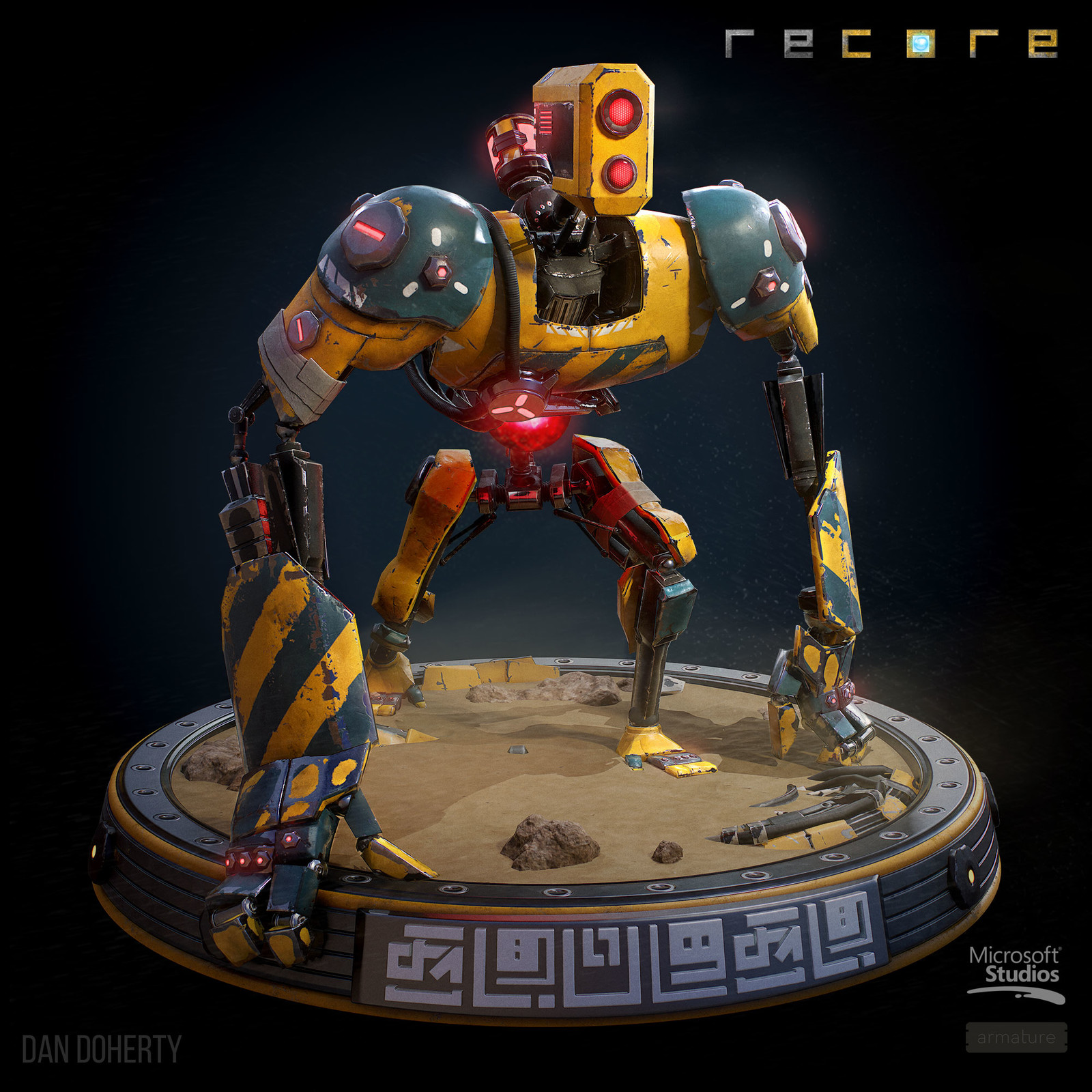 Dan Doherty - ReCore - Duncan - Yellow Brute Version