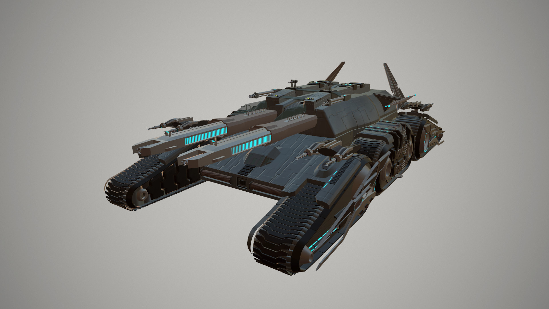 ArtStation - Futuristic Tank