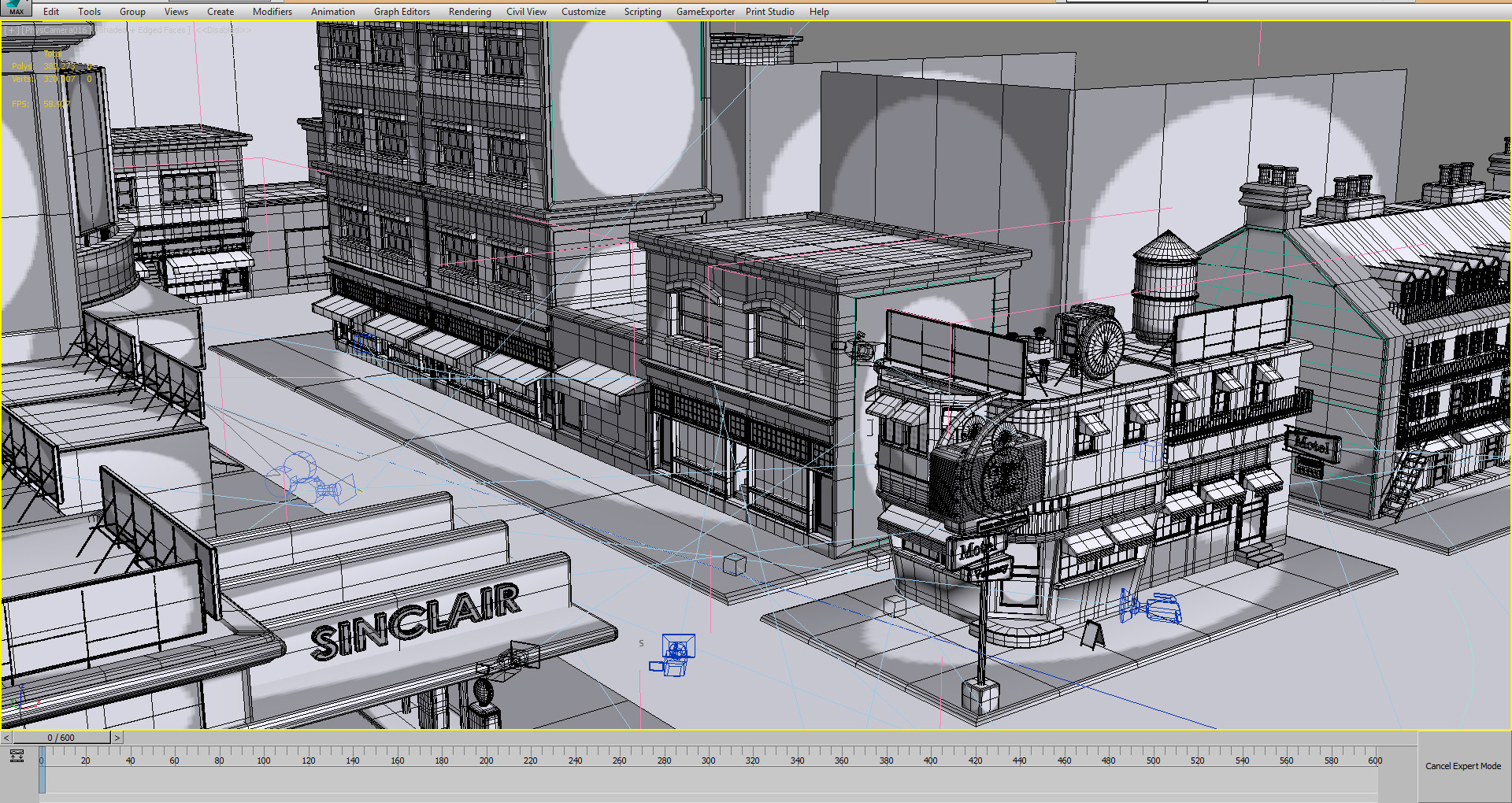 Zohir Meddane - 3D Environment Modeling Fifties Street (Work in progress)