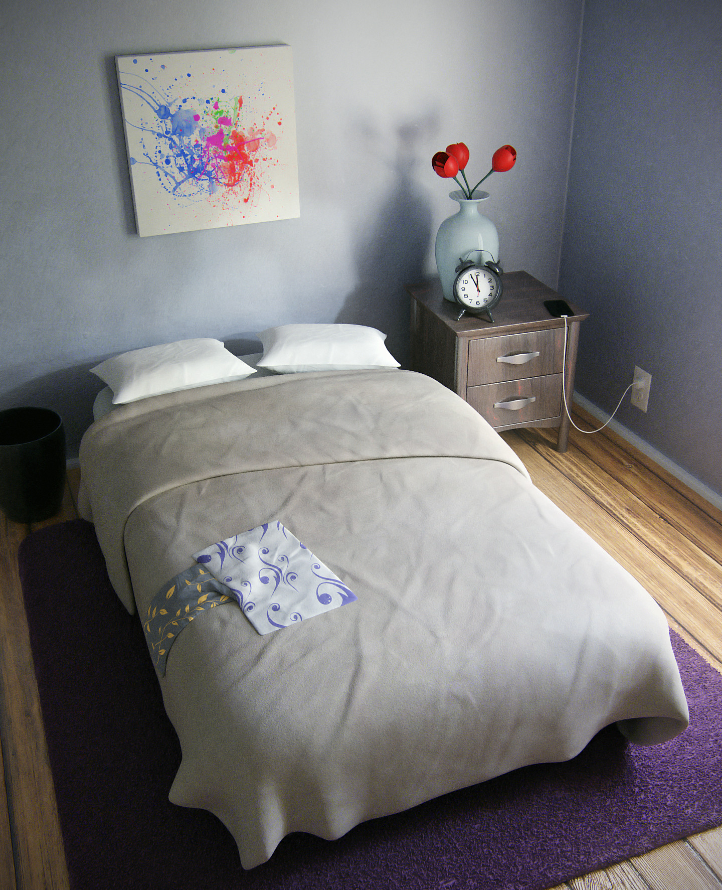 ArtStation - Bedroom Scene