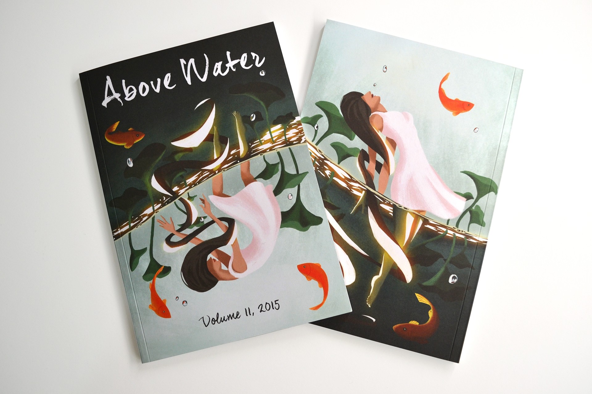ArtStation - Above Water Literary Anthology Cover Illustration