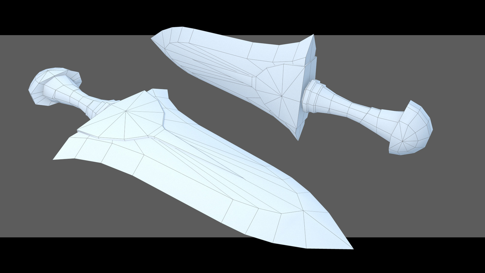 Angel Pérez Marcos - Low poly dagger 02