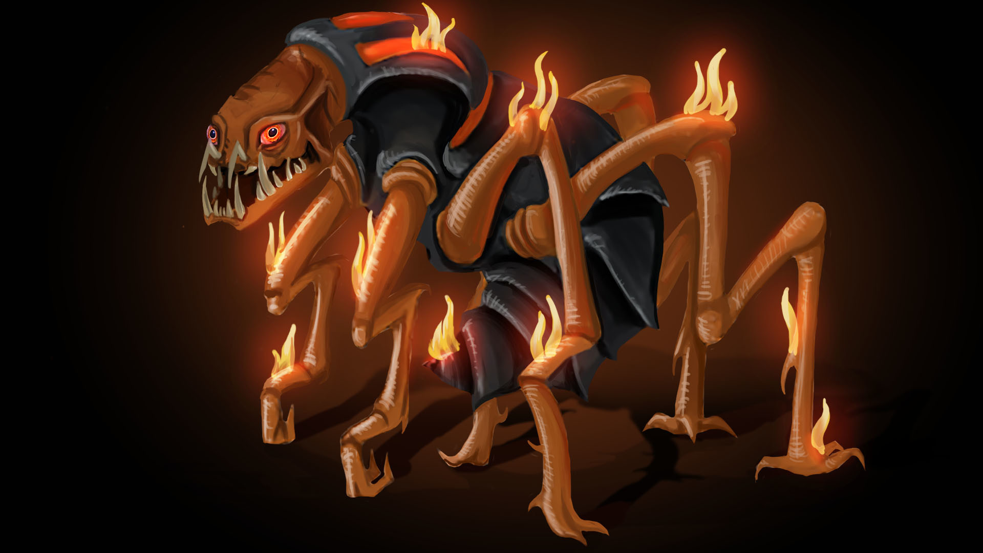 ArtStation - Fire Alien Steam Trading Card