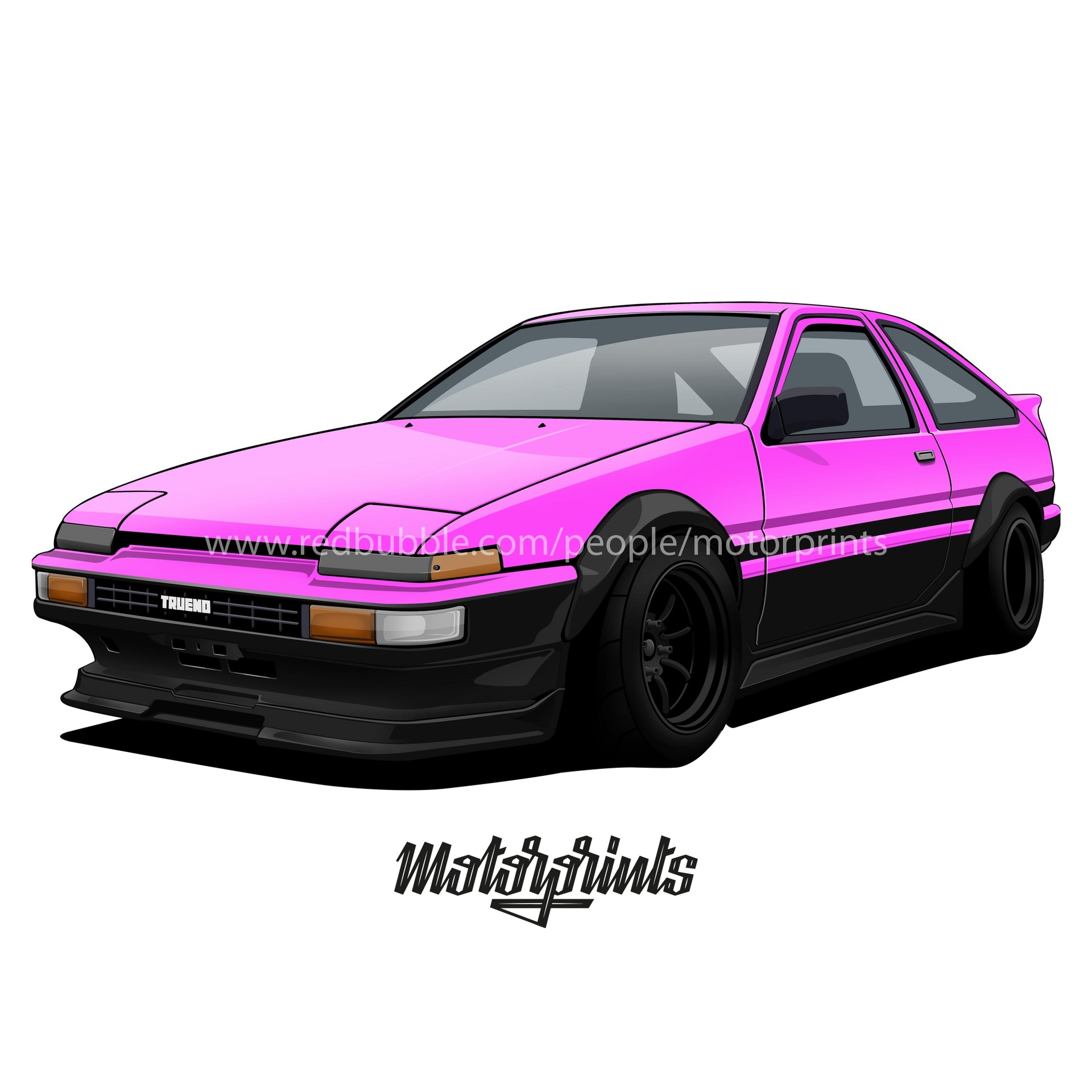 Motor Prints - Toyota Trueno (AE86)