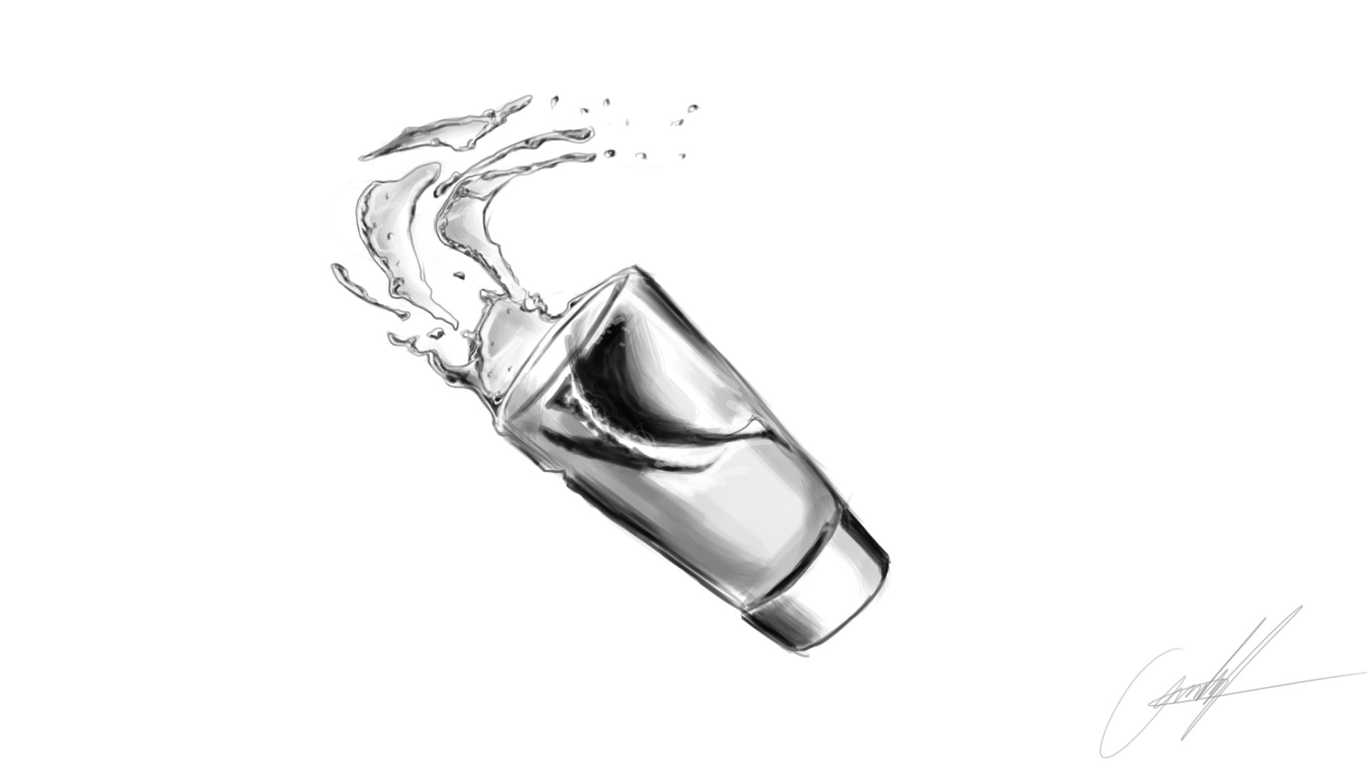 ArtStation - Water Glass project