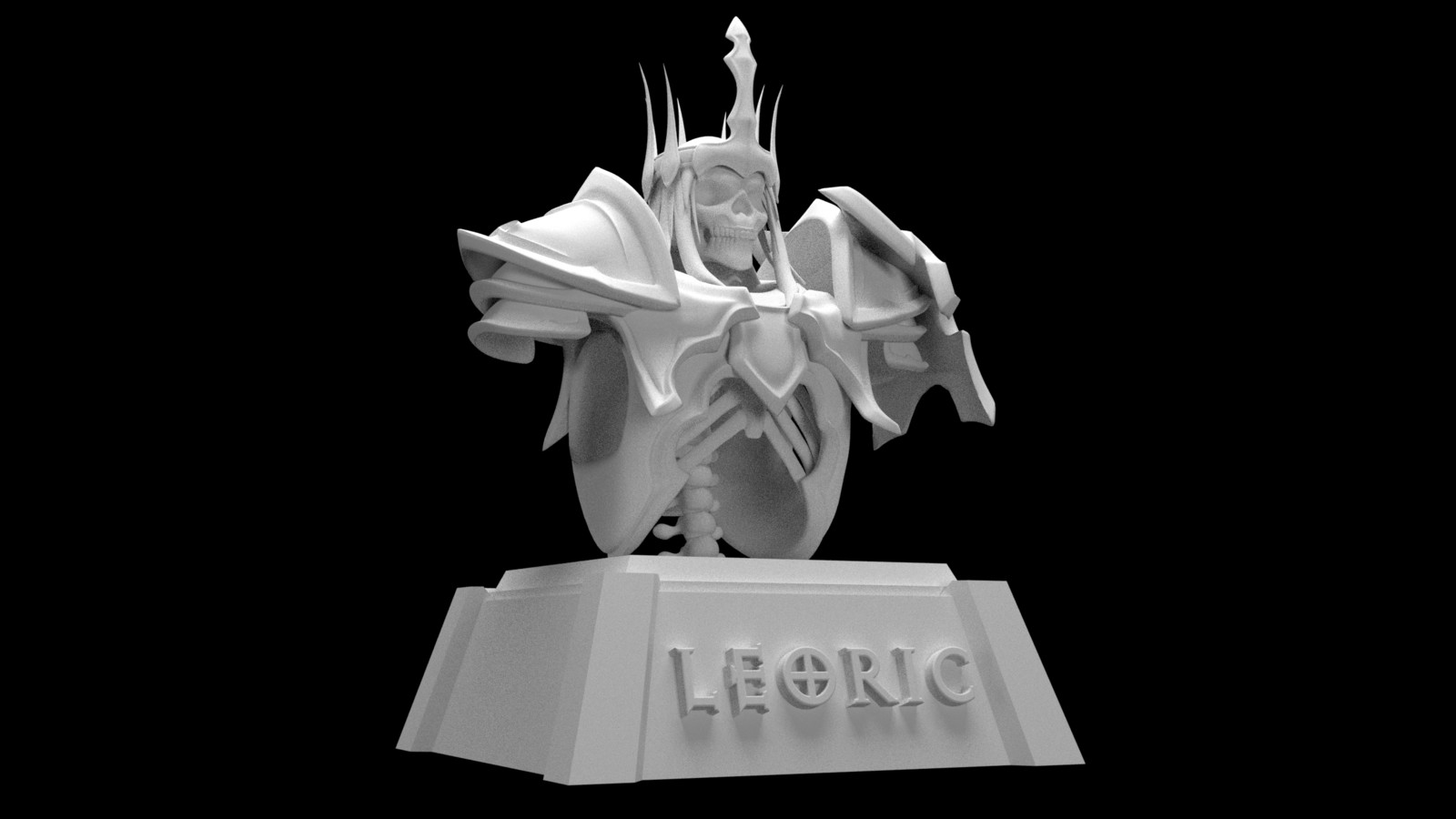 Sanghyeon Moon - Diablo fan art - King Leoric (Torso ver.)