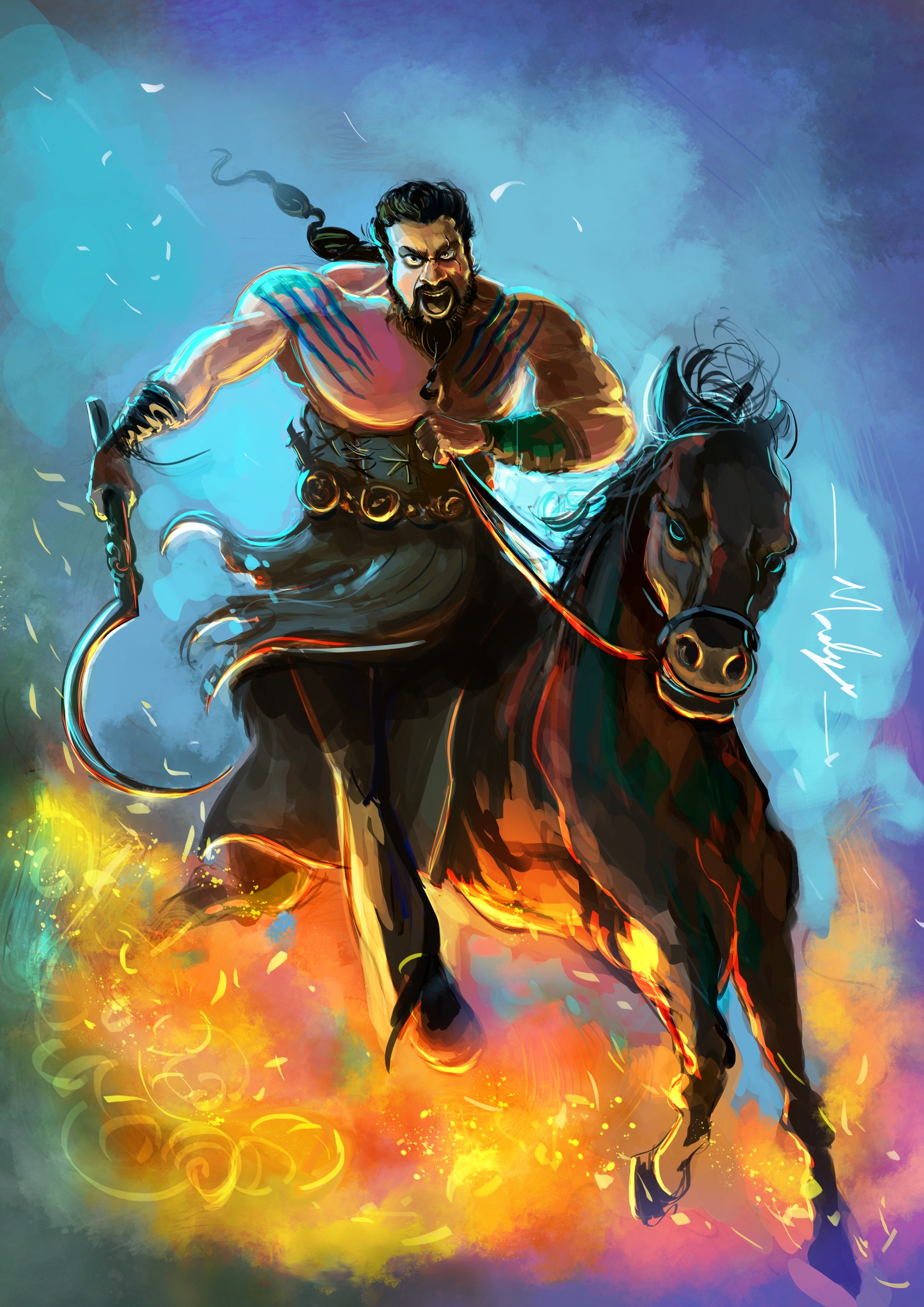 ArtStation - khal drogo for#CDChallenge!