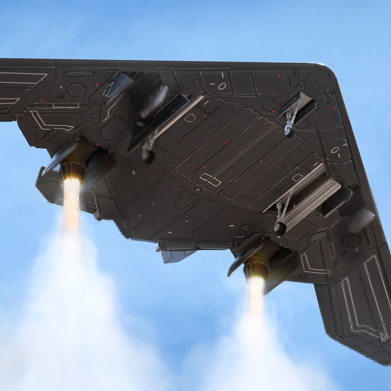 Magnovation Design Company - 'Raven' VTOL Stealth Gunship Flight