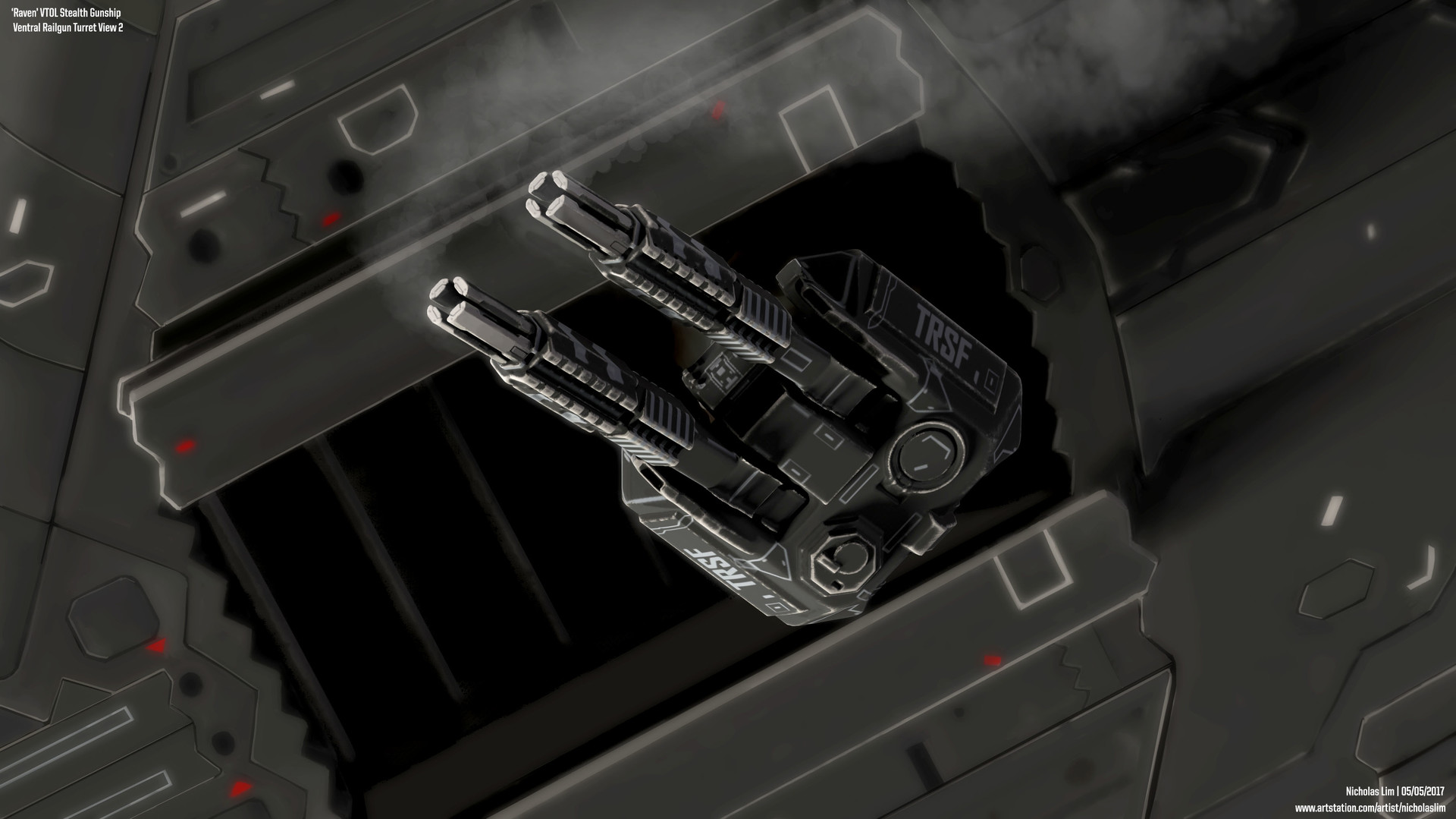 ‘Raven’ VTOL Stealth Gunship by Nicholas Lim — ProUser.Me