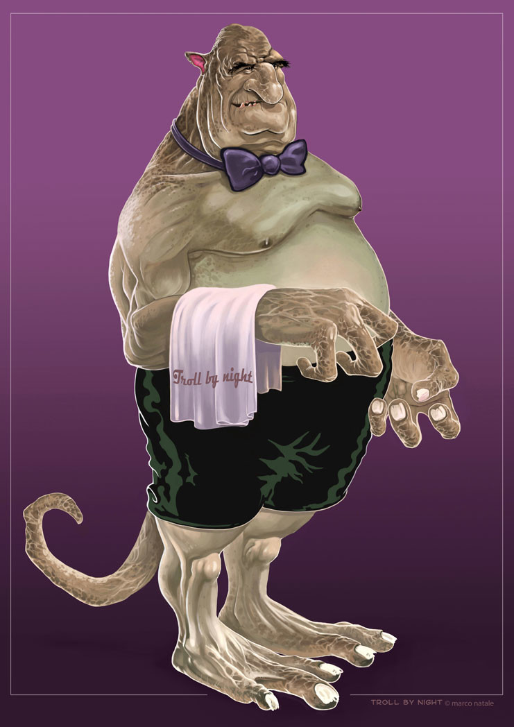 ArtStation - Troll by night