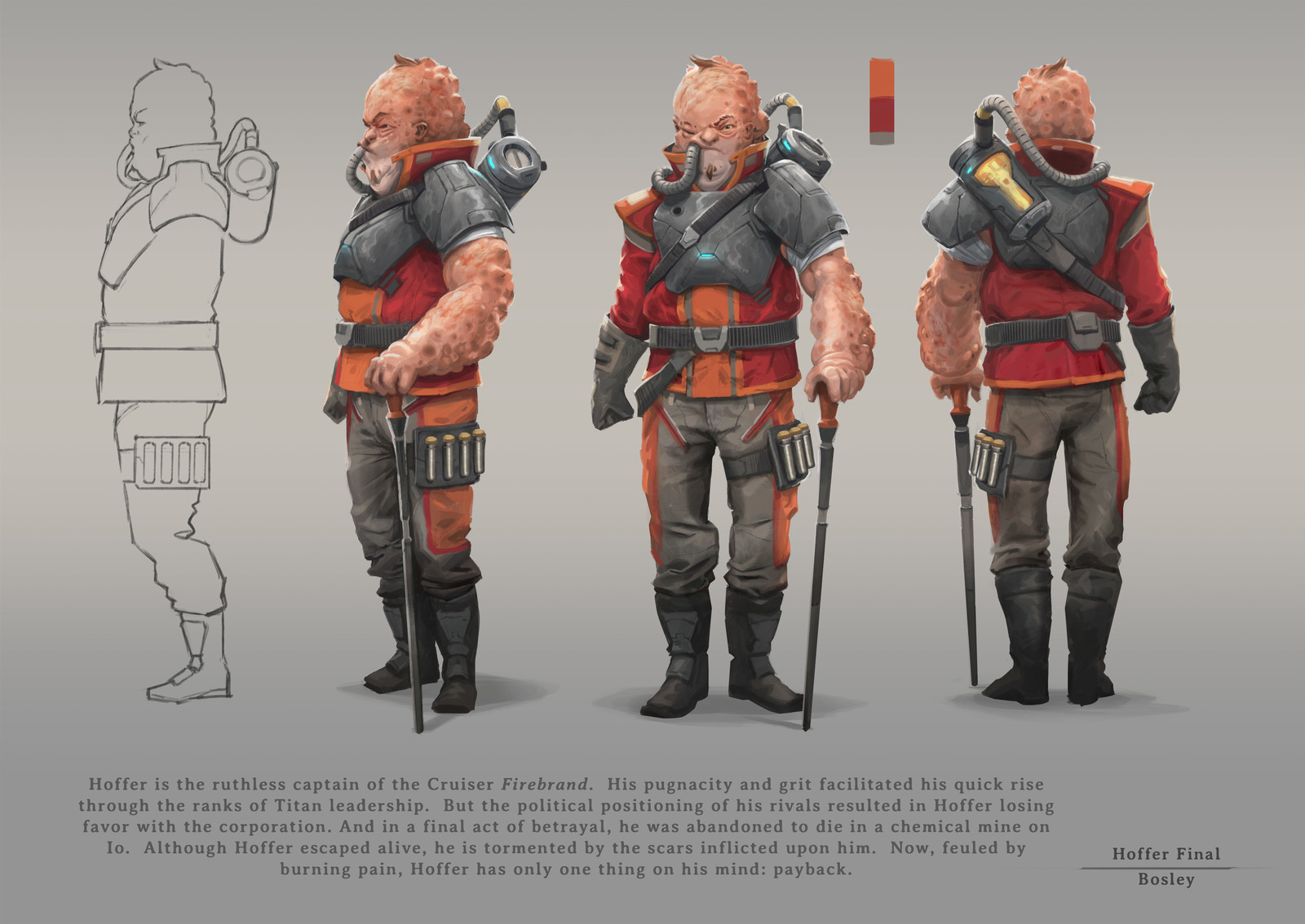 Andrew Bosley - Captain Character Concept