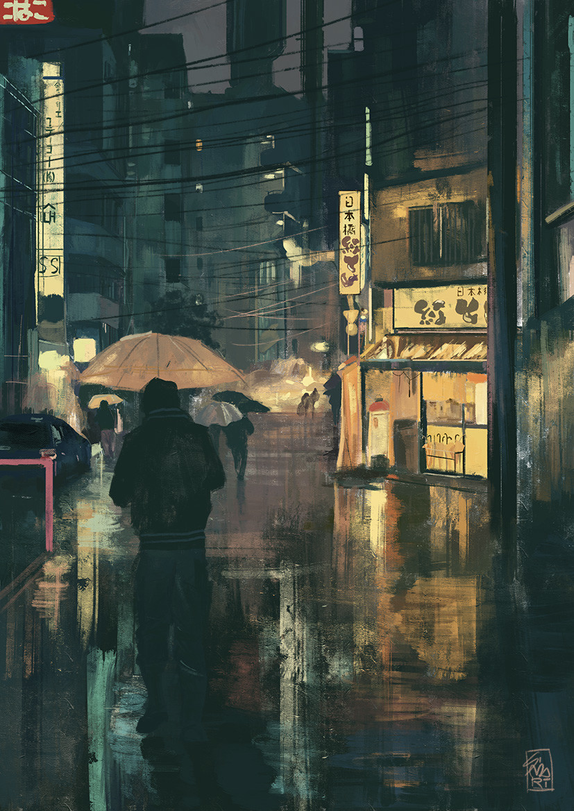 ArtStation - Streets of Tokyo