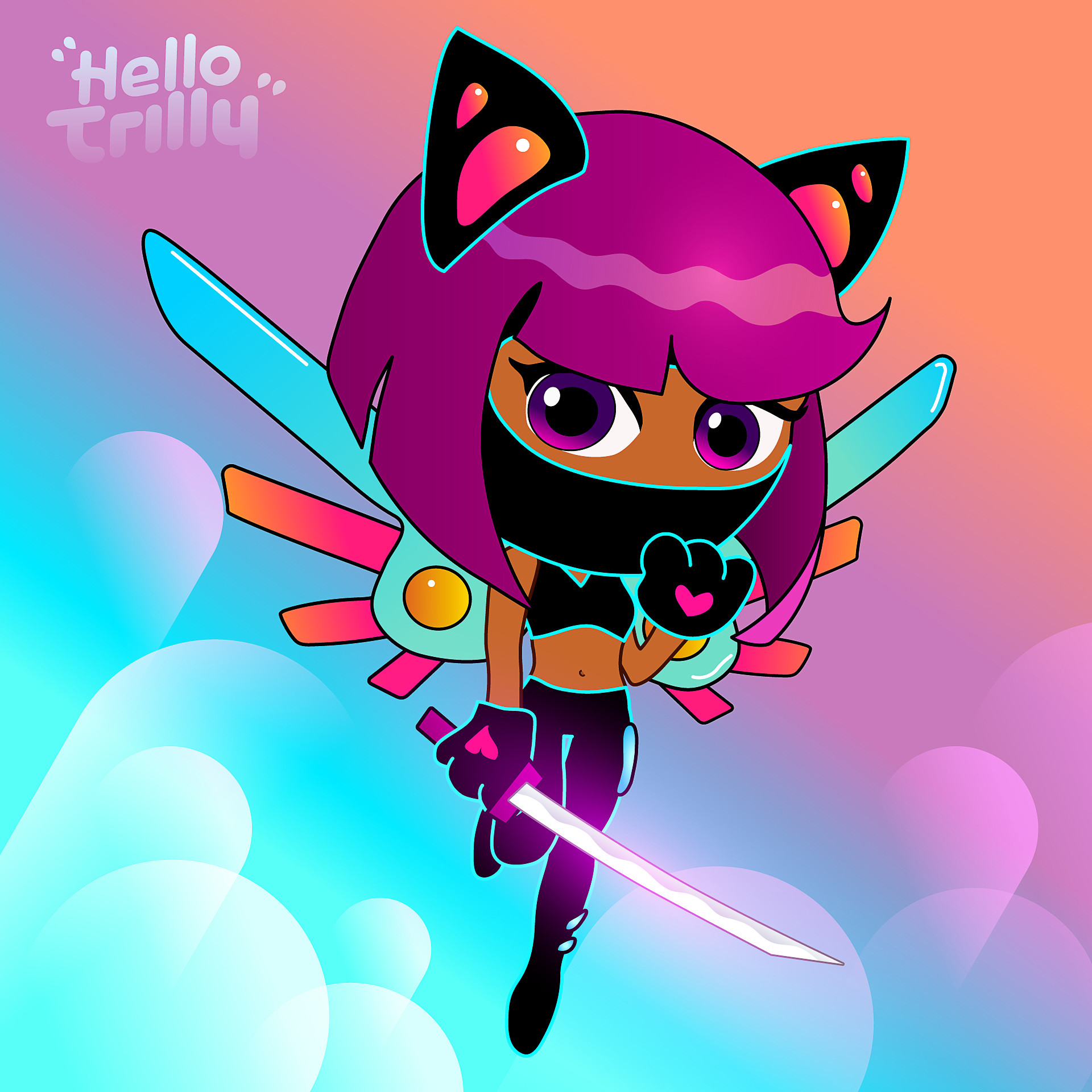 ArtStation - Hello Trilly - Fly High