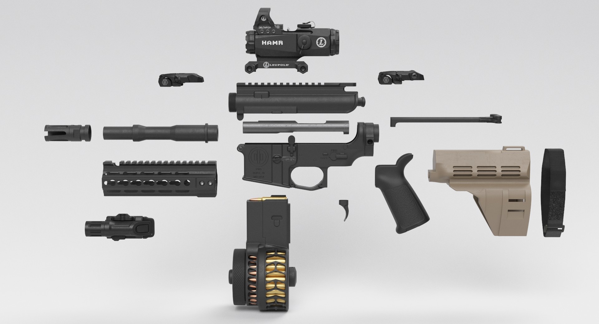 Triod Team - AR 15 Assault Rifle