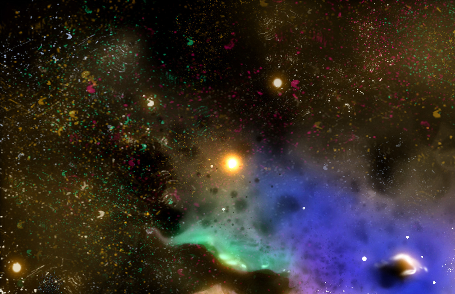 nebula groundscape