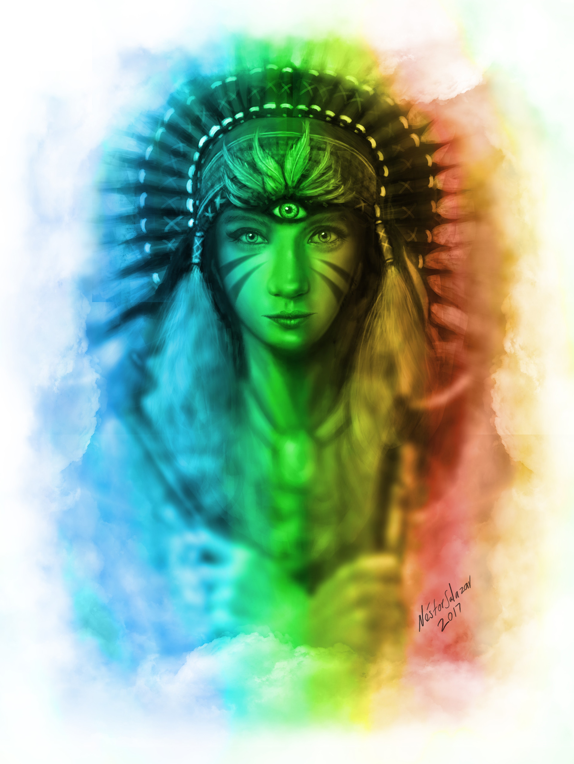 ArtStation - "Regresión/Regression" Digital Painting 2017.