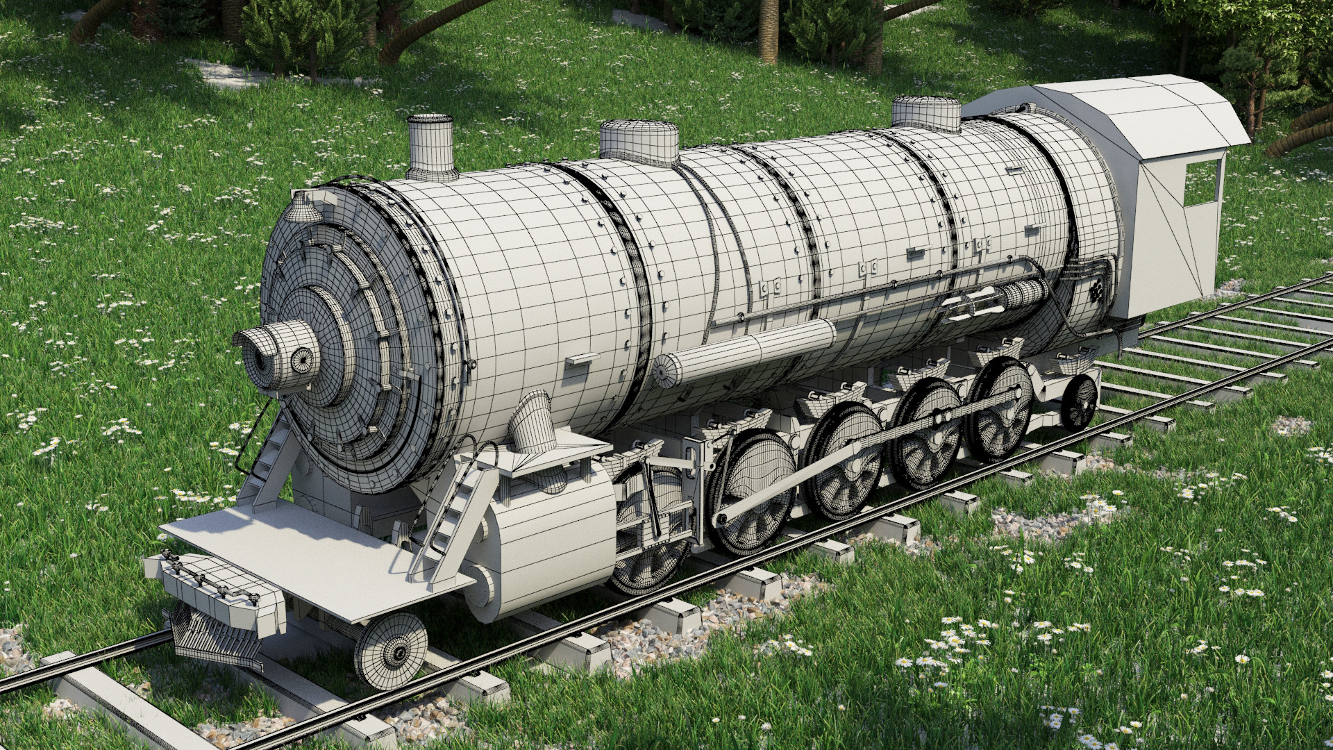 ArtStation - Old Train Model