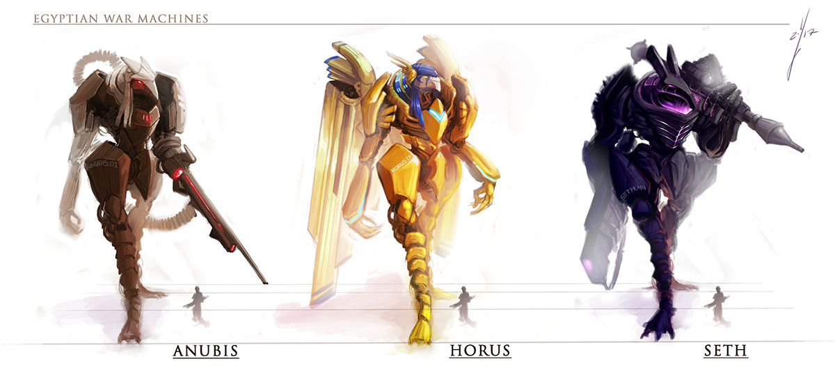ArtStation - Egyptian war machines